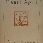 Alice Nahon - Gedichten Maart April - uitgave 1942 / 65 blz :: Vlaams ...