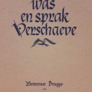 Cyriel Verschaeve - zo was en sprak Verschaeve - uitgave 1952 / 80 blz ...