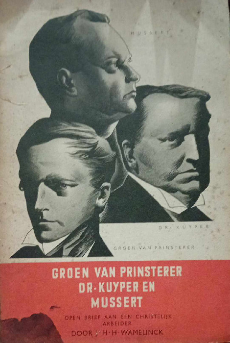 Zeldzame NSB brochure 1941 - Groen van Prinsterer , Dr; Kuyper en Mussert / 64 blz :: Vlaams ...