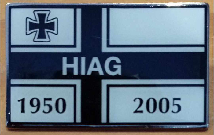 Zeldzame HIAG pin , ehemaligen soldaten der Waffen - SS / 55 jarig ...