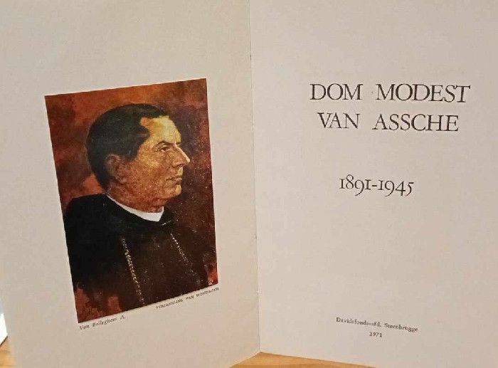 Zeldzame Brochure Dom Modest Van Asche 1891 - 1945 , repressie ...