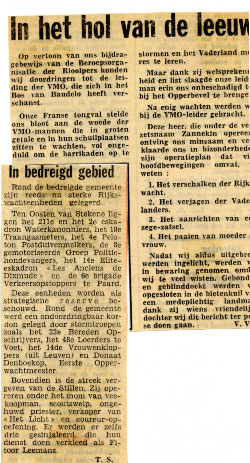 Erepark Stekene :: Vlaams Historisch Archief