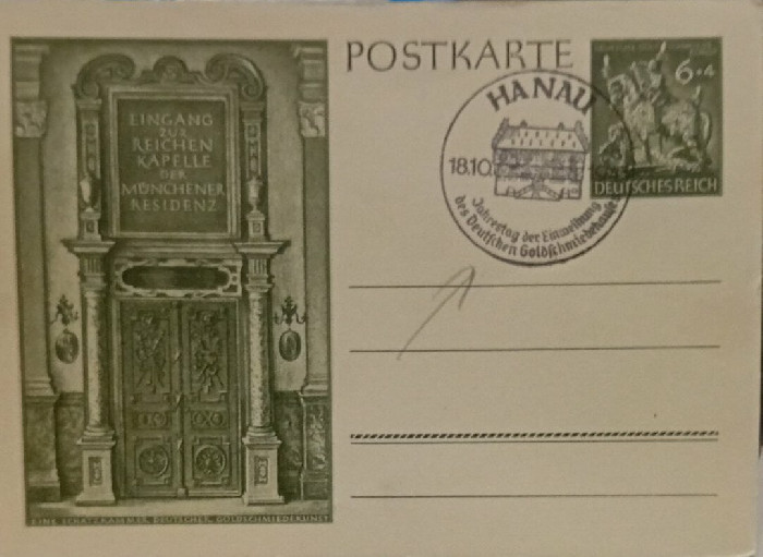 Postkaart Derde Rijk 1933 - 1945 / Goudsmeden 1943 - B 1 :: Vlaams ...